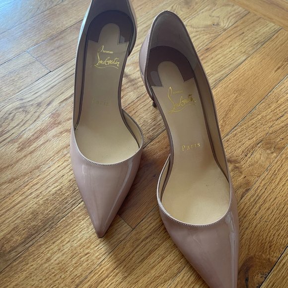 Christian Louboutin | Shoes | Christian Louboutin Tan Iriza Pumps ...